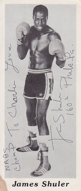 James Shuler NABF Middleweight Champion 1982